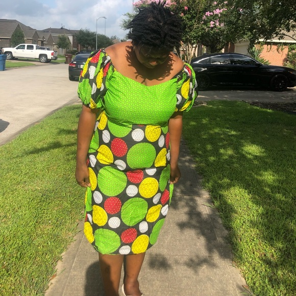 Veroex Dresses African Ankara Women Fitted Dress Poshmark